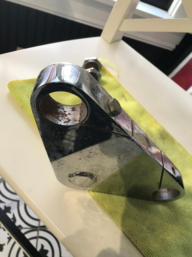 Harley Davidson 33.4 narrow glide JAMMER chopper front fork tree XLCH ...