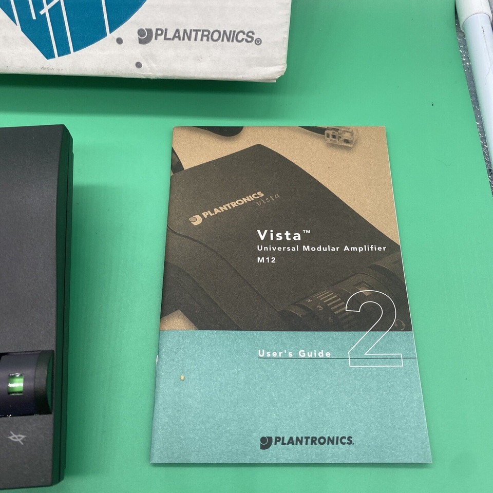 Plantronics Vista M12 Universal Headset Modular Amplifier 43596-01 | eBay