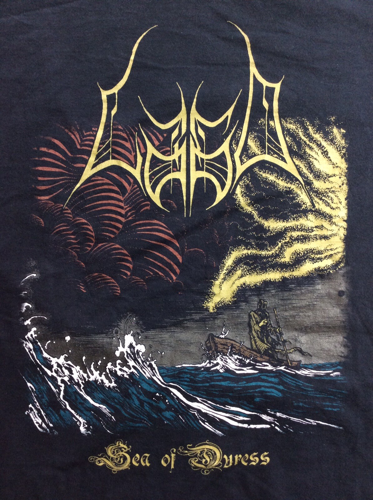 LAGO Sea Of Duress DEATH METAL Band Shirt Size L LARGE | eBay