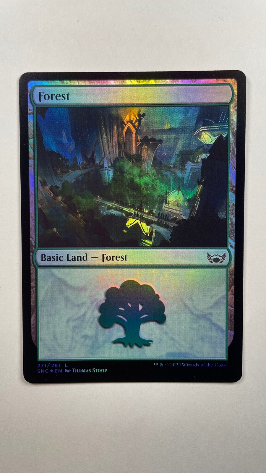 MTG Streets of New Capenna Forest Foil 271/281 | eBay