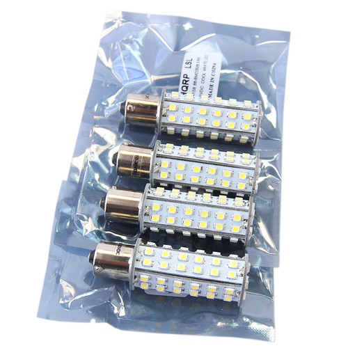 Four BA15s LED Bulbs Replacement For 1141, 1156 Coachmen Apex Caravans ...