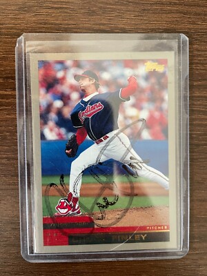Chuck Finley Signed Autograph Card | eBay