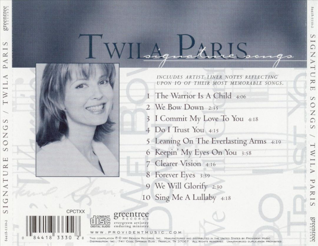 TWILA PARIS SIGNATURE SONGS NEW CD | eBay