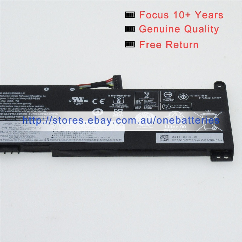 Genuine L19C2PF0 L19M2PF0 SB10V25256 battery for Lenovo IdeaPad 1 ...