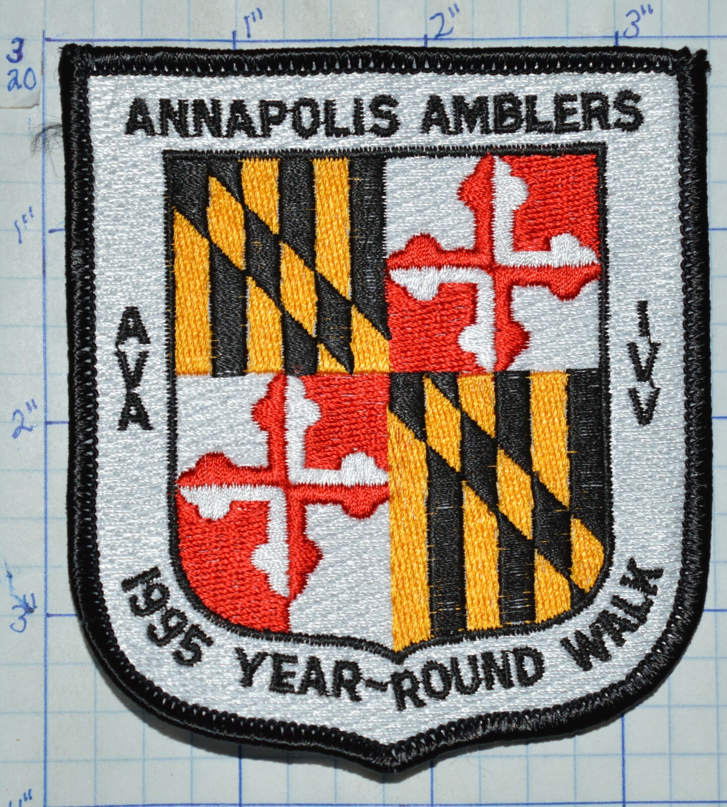 MARYLAND, ANNAPOLIS AMBLERS YEAR ROUND WALK 1995 AVA IVV VOLKSMARCH ...