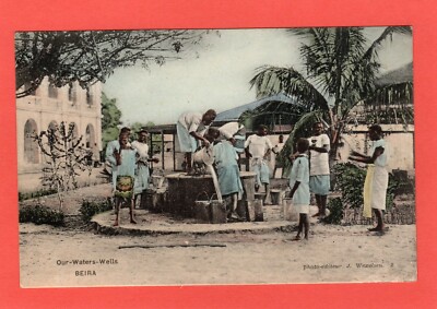 Our Water Wells Beira Mozambique Zanzibar Squared Circle Postmark S579 ...