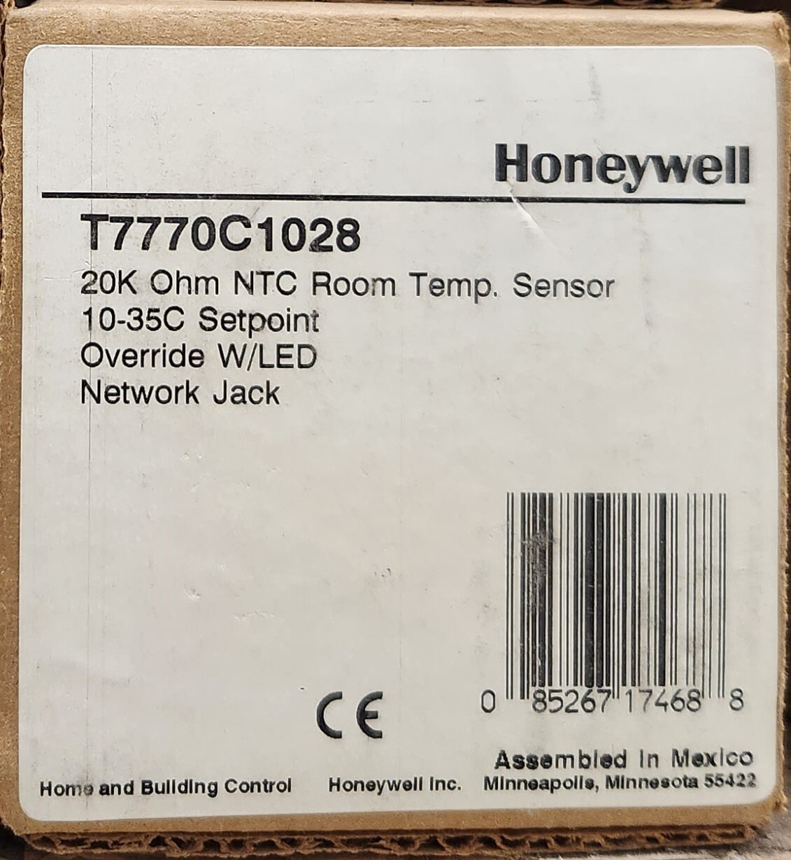 Honeywell T7770C1028 20k Ohm NTC Non-linear Temp Wall Module for sale ...