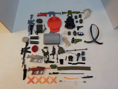 G423 Vintage 1990s GI Joe HOF 12" 1/6 lot of parts weapons gear A | eBay