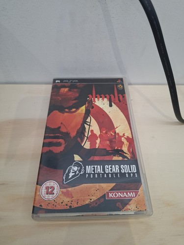 Sony PSP - Metal Gear Solid - Portable Ops in Standard Case | eBay UK