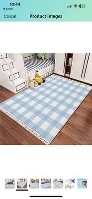 Beautiful Blue Rug 4x8 Ft | eBay