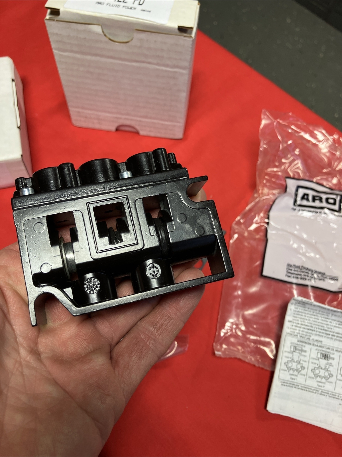 A422PD, ARO, Alpha 4-Way Stacking Valve, Viton Spool, Double Pilot, 1 ...