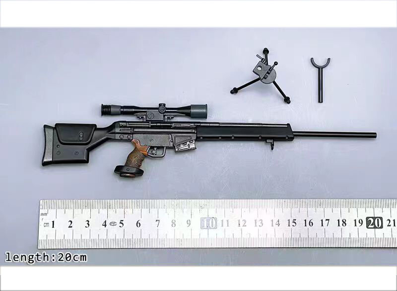 1/6 Scale PSG-1 Sniper Rifle Model Plastic for 12" Figure | eBay