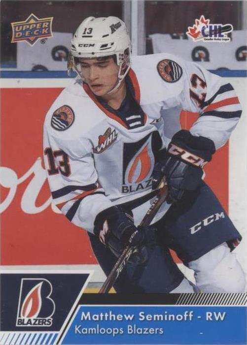 2022-23 Upper Deck CHL - Matthew Seminoff #181 Blue (RC) for sale ...