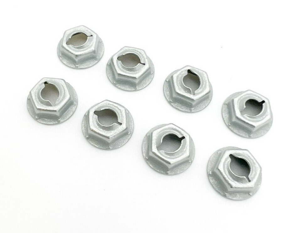 (Set/8) 3/16" Badge Emblem Body Mounting Speed Nuts For GM Models | eBay