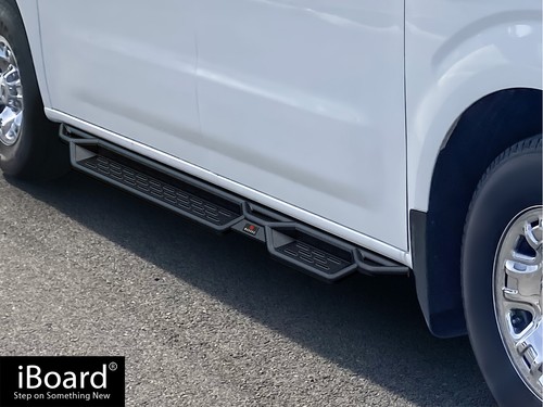 APS Black Drop Down Boards Fit 12-21 Nissan NV 1500 2500 Full Size Van ...