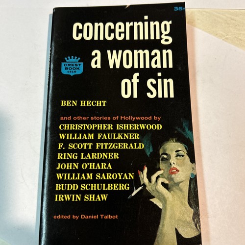 Concerning A Woman Of Sin pb Ben Hecht 1st Crest Print | eBay