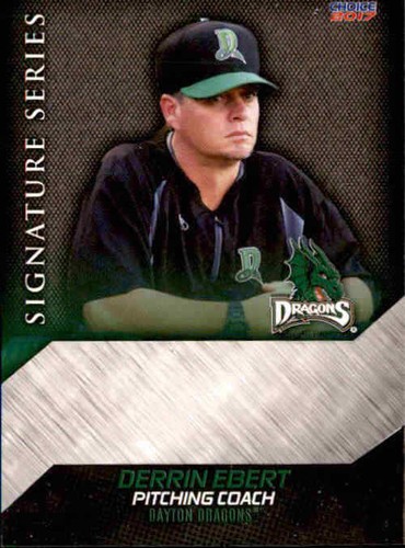 2017 Dayton Dragons Choice #25 Derrin Ebert Litchfield Park Arizona AZ ...