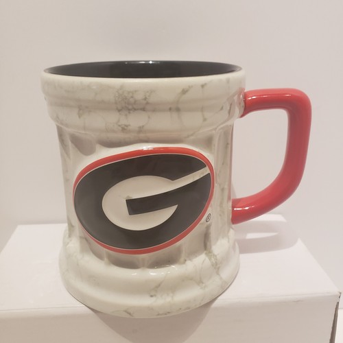 Georgia Bulldogs Coffee Cup/Mug 12 oz NCAA 3D Sculpted Ceramic | eBay