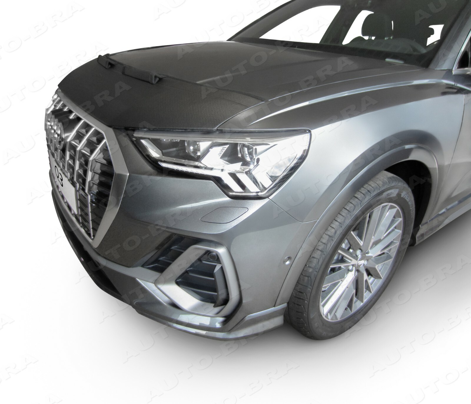 CAR HOOD BONNET BRA fit Audi Q3 F3 since 2018 NOSE FRONT END MASK ...