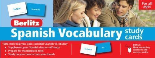 Berlitz Spanish Vocabulary Study Cards by Lori Langer de Ramirez (2008 ...