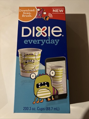 2017 Dixie Everyday 3 oz Monsters Bath Cups - 200 cups 42000439008| eBay