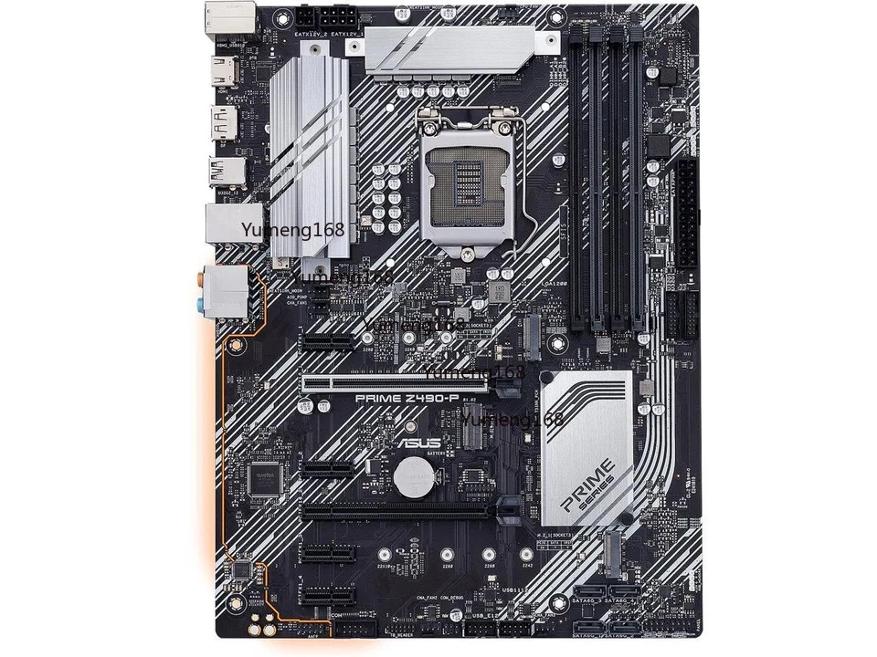 Intel Z490 Asus PRIME Z490-P motherboard LGA 1200 ddr4 ATX Dual M.2 Usb ...