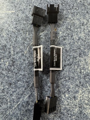 2 Pack Noctua NA-RC7 4-pin Low Noise Adapters for PWM Heatsink Cooling ...