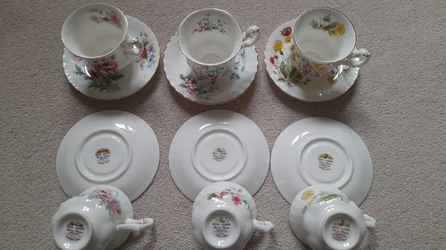 Royal Albert tea set. 6 bone china cups and saucers. Country Life ...