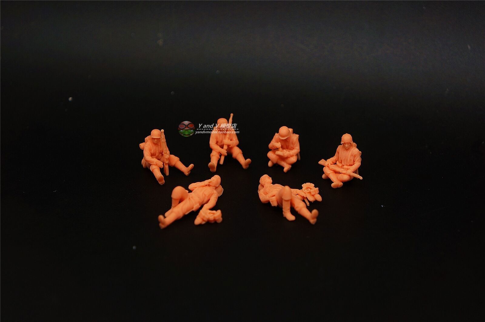 1/72 World War Ii German Rest Stance Group High-precision 3d Soldiers ...