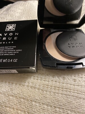 Avon True Color ~ Flawless Mattifying Pressed Powder ~ Translucent ~ | eBay