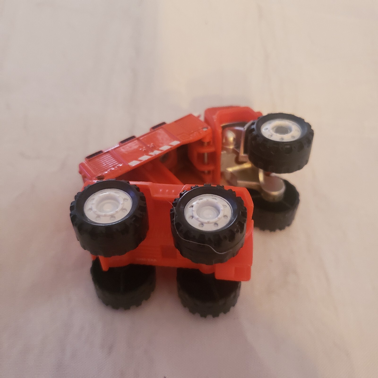 Matchbox Mattel 2010 Big Rig Buddies "Lanky" the Orange Crane Truck ...