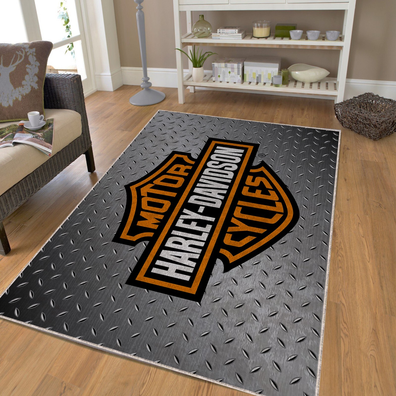 Moterbike Rug, Cool Biker Rug, Motorbike Fan's Carpet | eBay