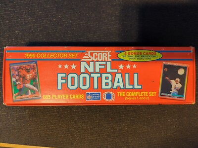 1990 Score NFL Football Cards (Series 1+2) Complete Set 665 Cards | eBay