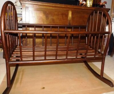 Baby Cradles - Wood Rocking Cradle