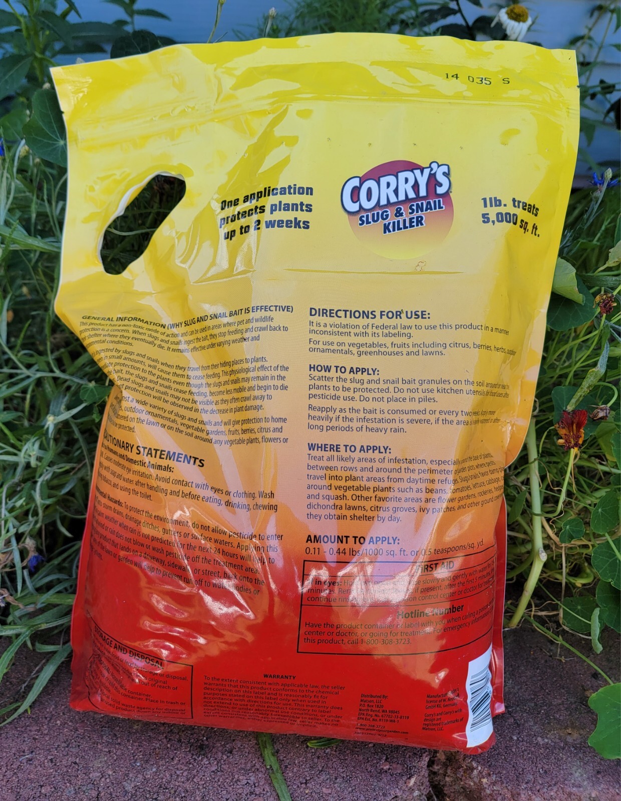 New Sealed Corry's 8 Lb Slug and Snail Killer Pet Safe | eBay