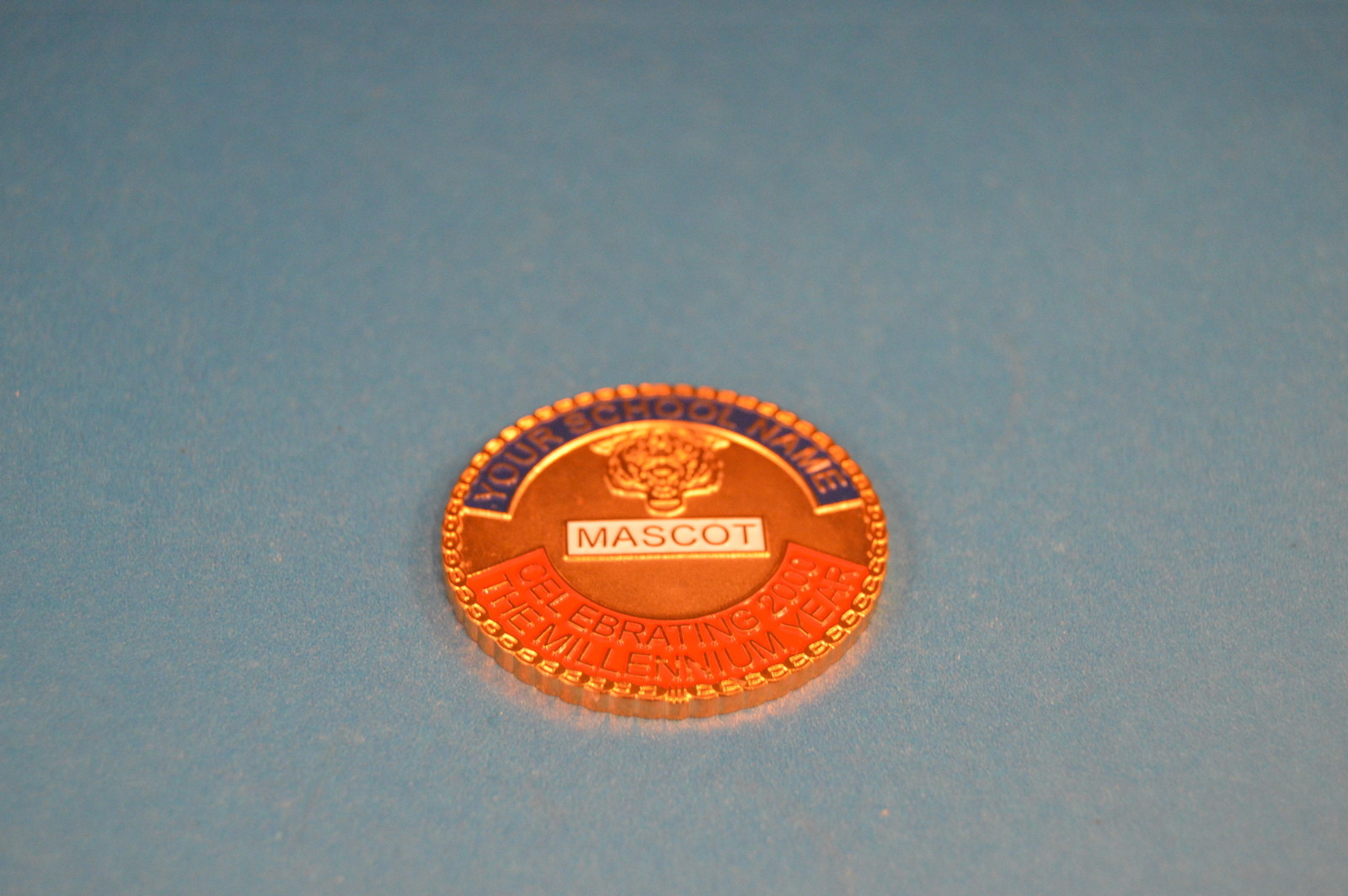 Prototype MILLENIUM YEAR MEDALLION 2000 Schools Very Heavy Metal Medal ...