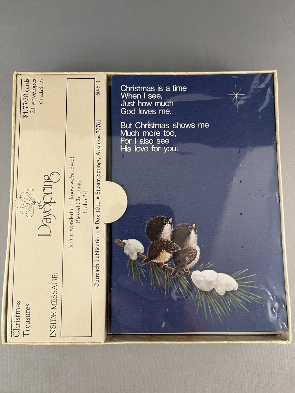 Dayspring Christmas Cards (60) Lot of 3 Boxes Inspirational Christian ...