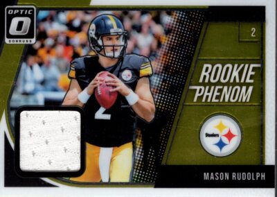 2018 Donruss Optic Rookie Phenoms Jerseys Horizontal #6 Mason Rudolph ...