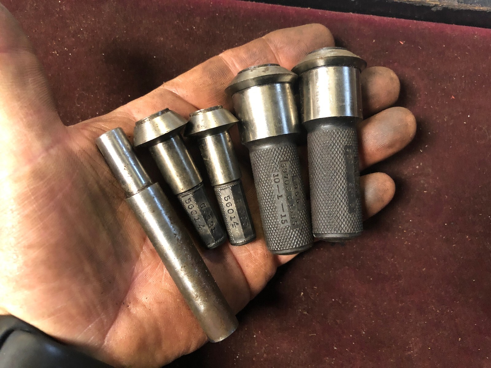 MACHINIST TOOL LATHE MILL Lot of Gages Taper Chamfer Angle Taper ...