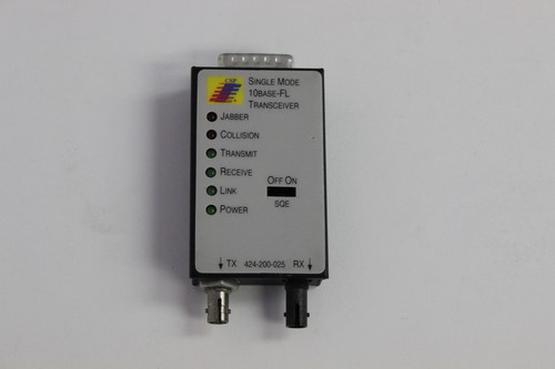 CSP 424-200-025 SINGLE MODE 10BASE-FL TRANSCEIVER WITH WARRANTY | eBay