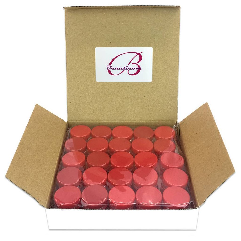 50 Jars 3 Gram 3ml Acrylic Plastic Jar Sample Containers BPA FREE | eBay