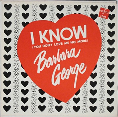BARBARA GEORGE – I Know AFO 5001 MONO New Orleans 1962 LP | eBay