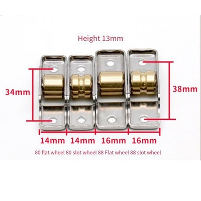 Heavily Built Stainless Steel Sliding Door Rollers Complete Set of Four ...