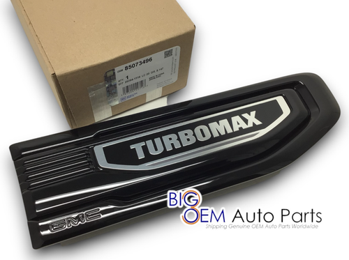 OEM new 2023-2026 GMC Sierra TURBOMAX Passenger Fender Vent Gloss Black ...