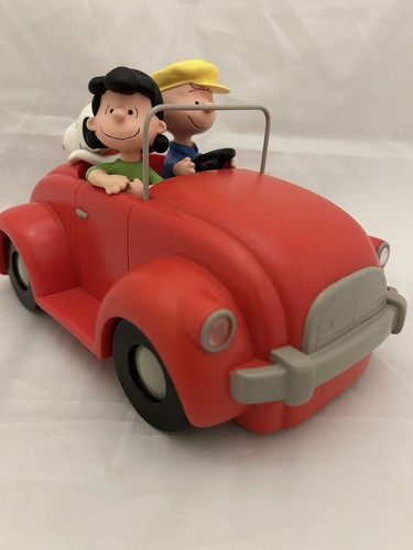 Hallmark Snoopy Summer Fun Red Car Bank with Lights & Sound Peanuts ...