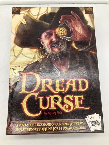 Dread Curse (2013) Smirk & Dagger Games Push Your Luck Bluffing USED ...