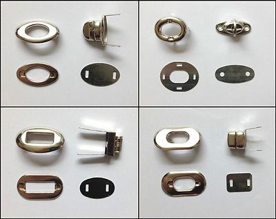 2 COMPLETE SETS PURSE TWIST TURN LOCK CLASP FASTENERS FOR PURSE BAGS 4 ...