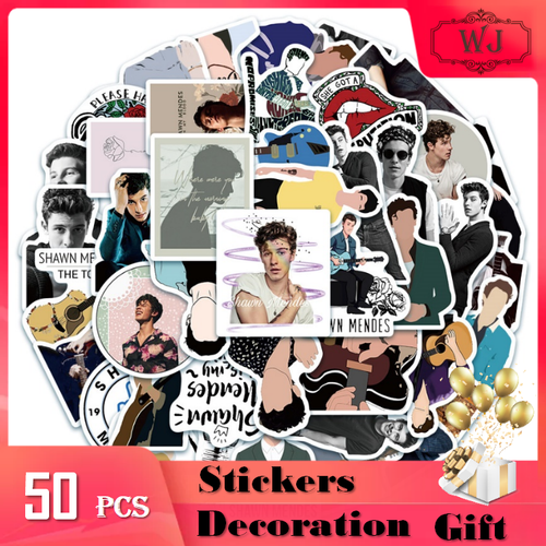 50pcs Shawn Mendes Decal Stickers Singer Music Luggage Waterproof Phone ...