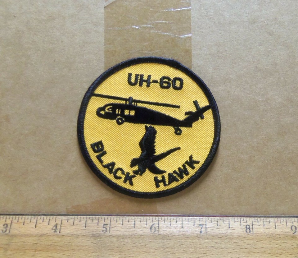 UH-60 Black Hawk Helicopter Embroidered Patch | eBay