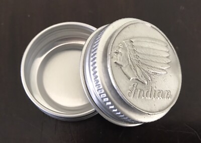 HARLEY-DAVIDSON INDIAN ENGINE MOTORCYCLE BIKER PEWTER SILVER STASH PILL ...